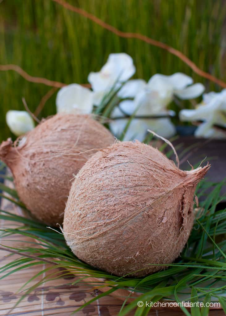 How to Crack a Coconut & Make Coconut Milk | Kitchen Confidante®