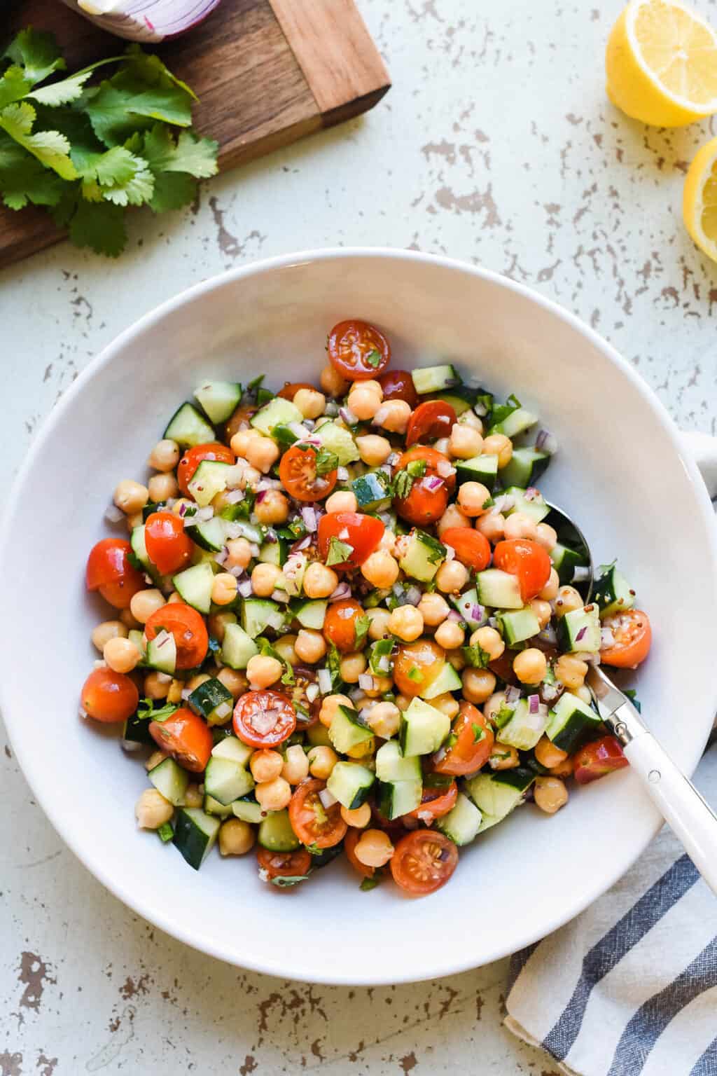 Chickpea Salad - Kitchen Confidante®