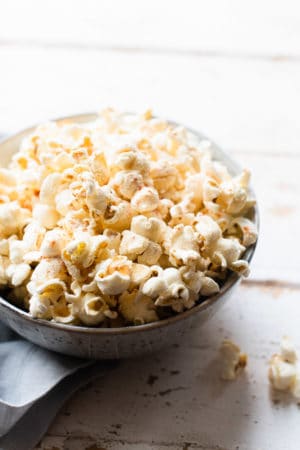Sweet and Spicy Wasabi Popcorn - Kitchen Confidante®