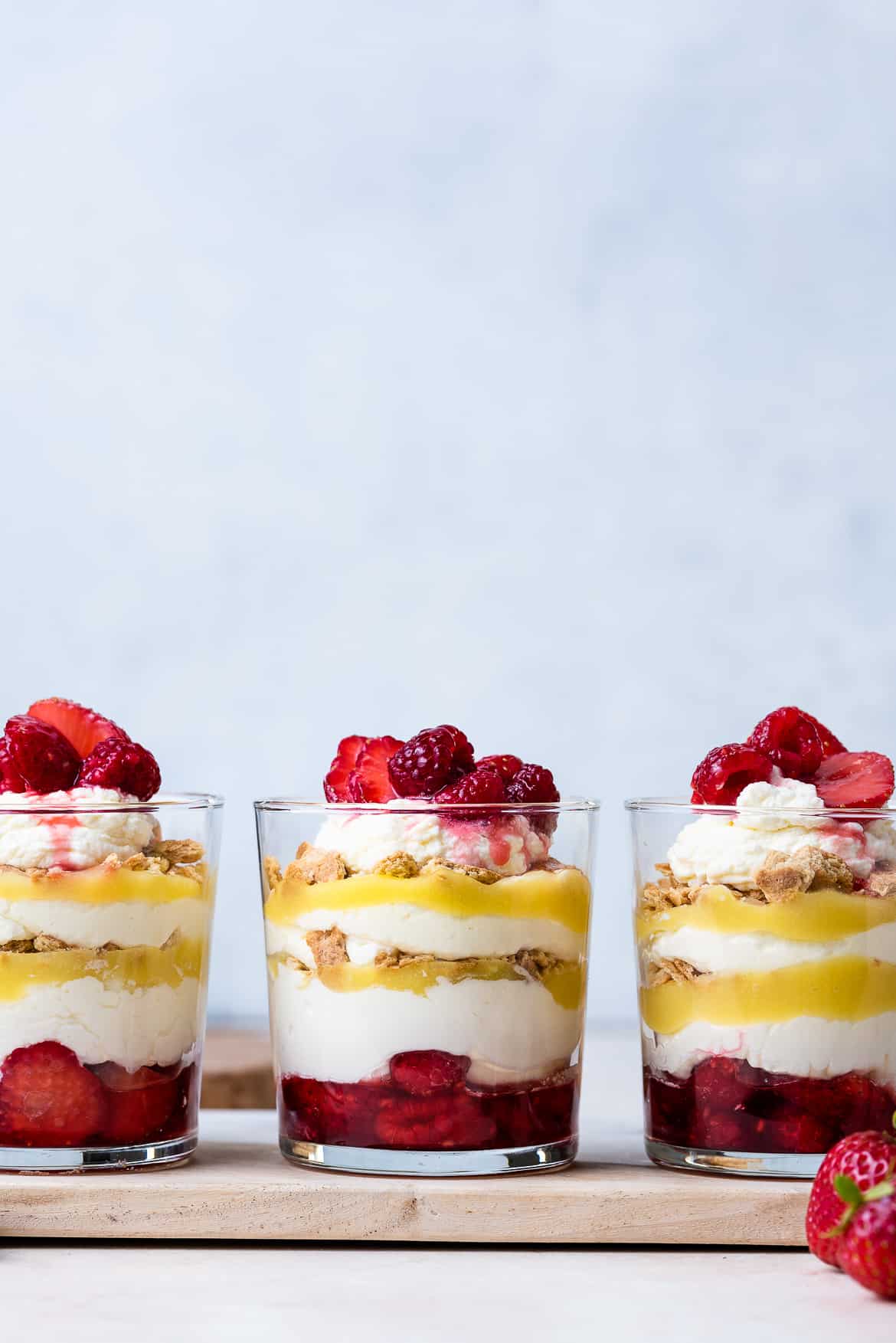 Lemon-Berry Cheesecake Parfaits - Kitchen Confidante®