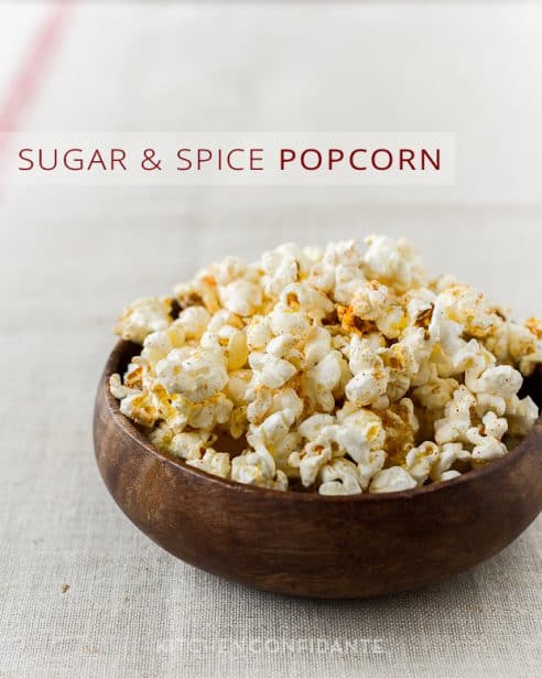 Sugar & Spice Popcorn - Kitchen Confidante®