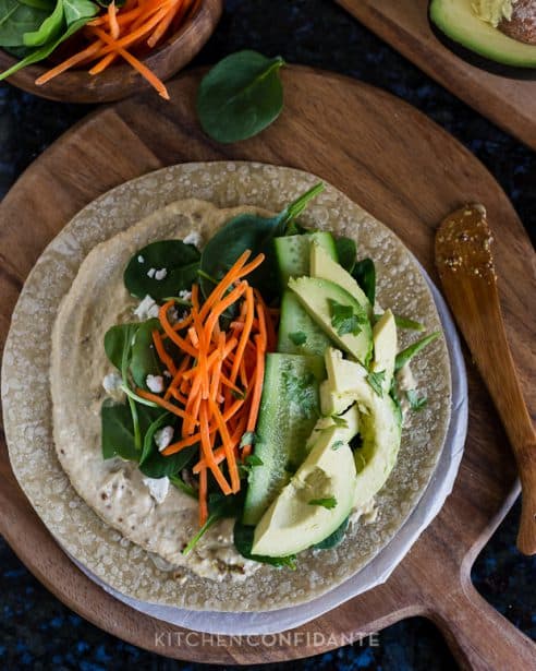 Veggie Wraps | Kitchen Confidante