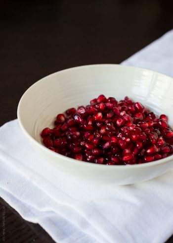 Chestnut Salad with Pomegranate Dressing | Kitchen Confidante