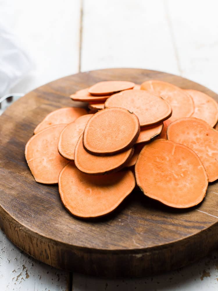 Sweet Potato Chips with Whipped Goat Cheese and Caviar - Kitchen ...