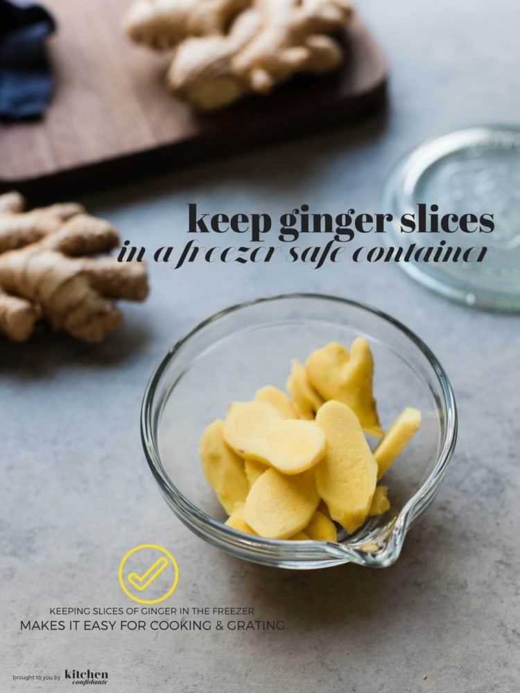 How to Peel and Store Fresh Ginger | One Quick Tip - Kitchen Confidante®