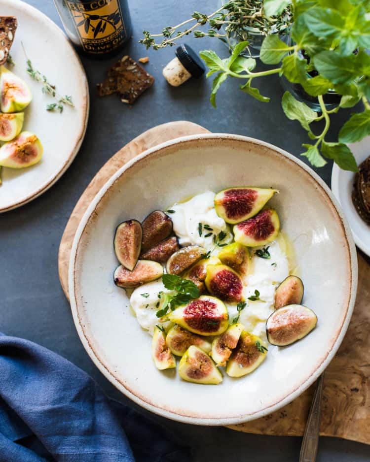 Honey-Balsamic Figs with Burrata | Fig Recipe - Kitchen Confidante®