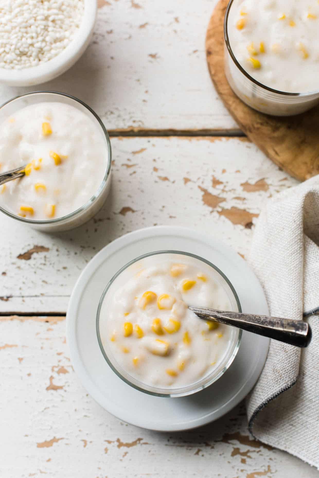 Ginataang Mais: Filipino Coconut Rice Pudding with Corn - Kitchen ...