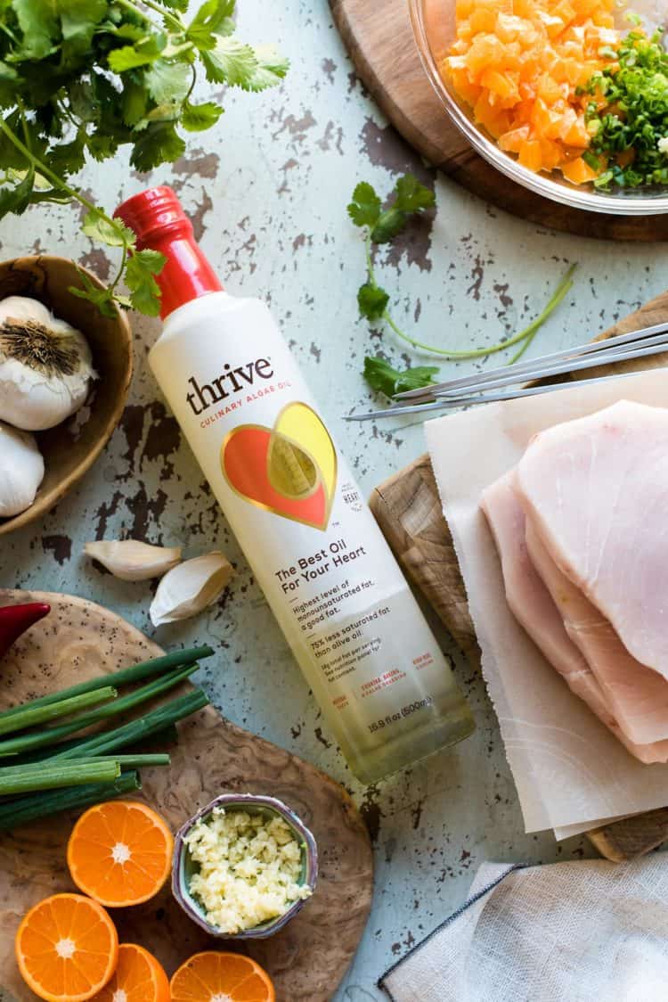 Grilled Swordfish Kebabs with Citrus Herb Salsa | Kitchen Confidante®