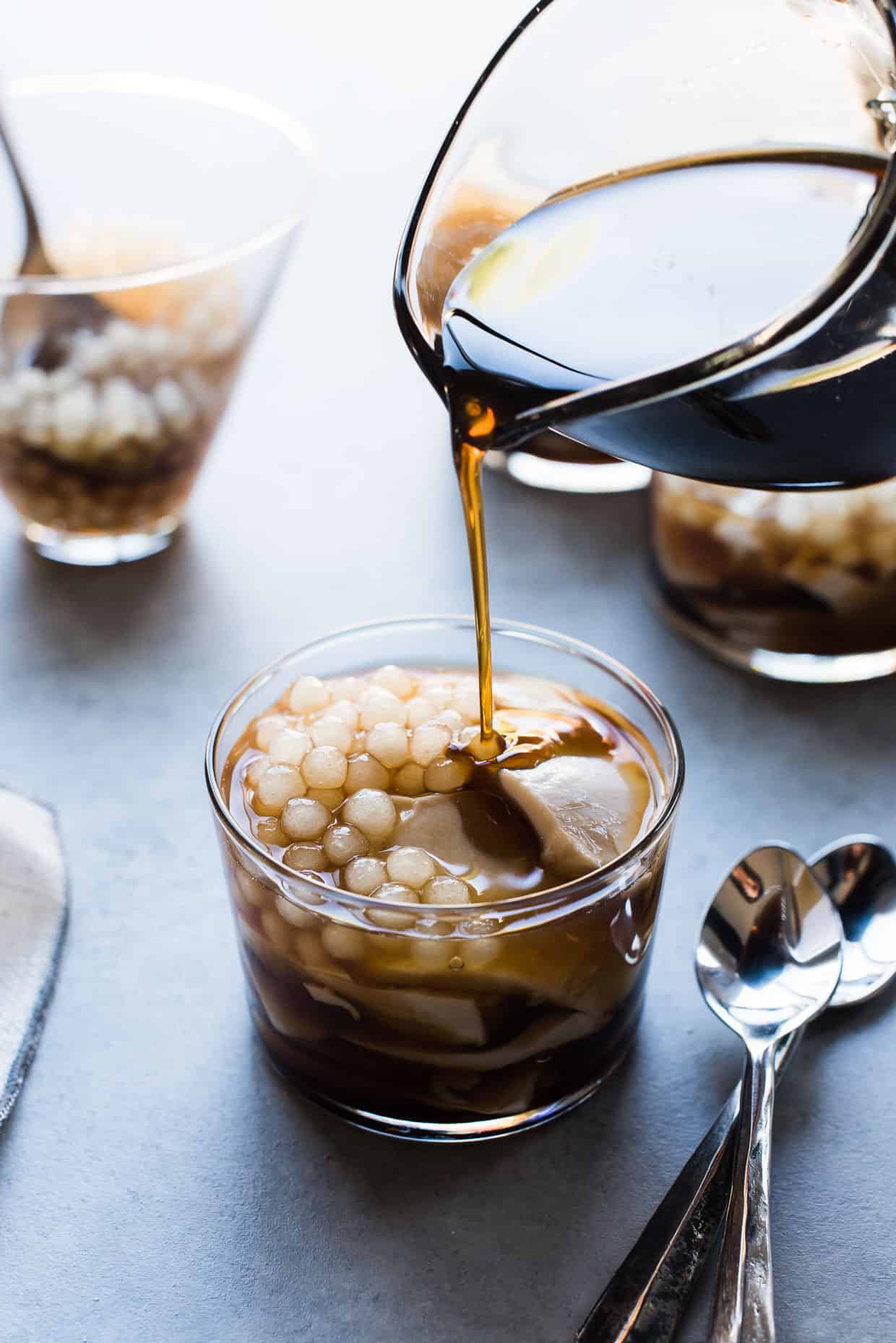 Taho: Filipino Silken Tofu with Sago Pearls and Syrup - Kitchen Confidante®