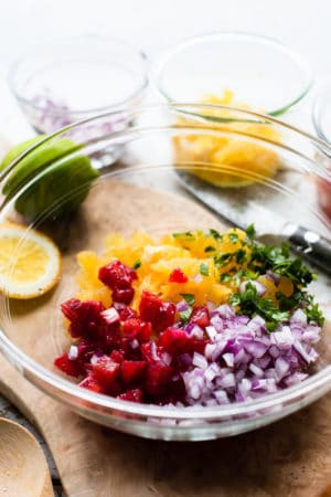 Seared Scallops with Citrus Salsa - Kitchen Confidante®