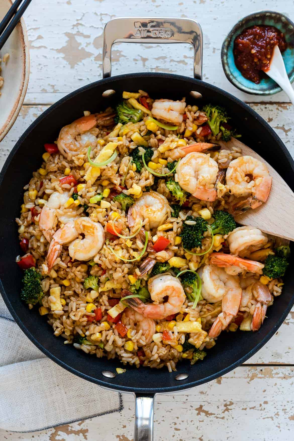 Spicy Shrimp Fried Rice - Kitchen Confidante®