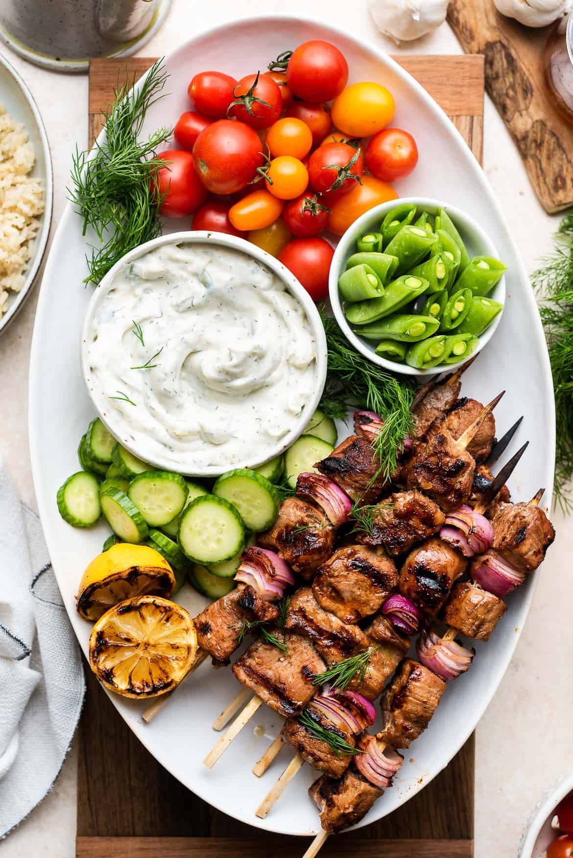 Grilled Pork Skewers with Balsamic Marinade - Kitchen Confidante®