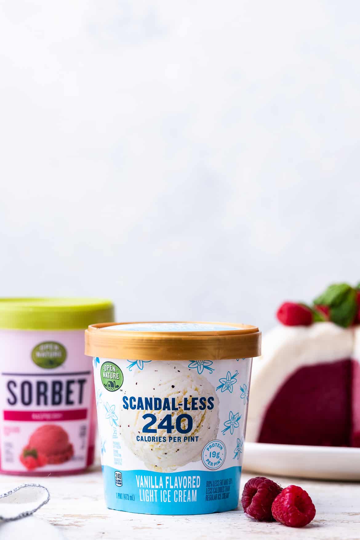 Vanilla Raspberry Ice Cream Bombe - Kitchen Confidante®