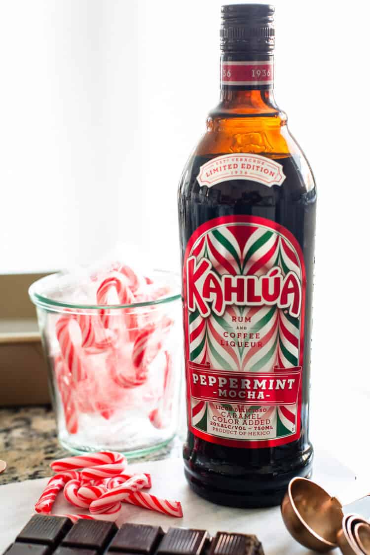 Dark Chocolate Peppermint Kahlúa Fudge | Kitchen Confidante