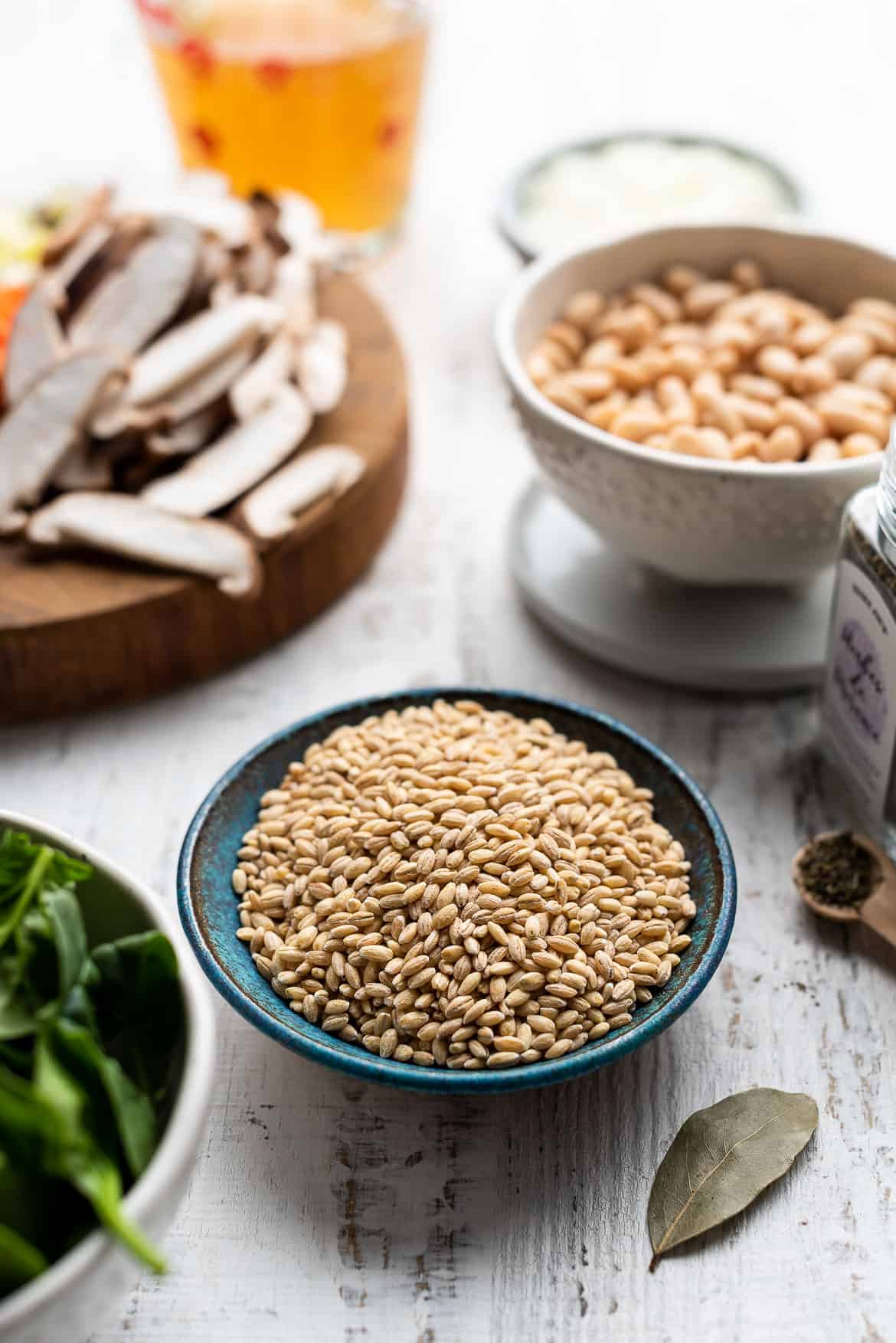 Instant Pot Bean Soup with Pearl Barley - Kitchen Confidante®