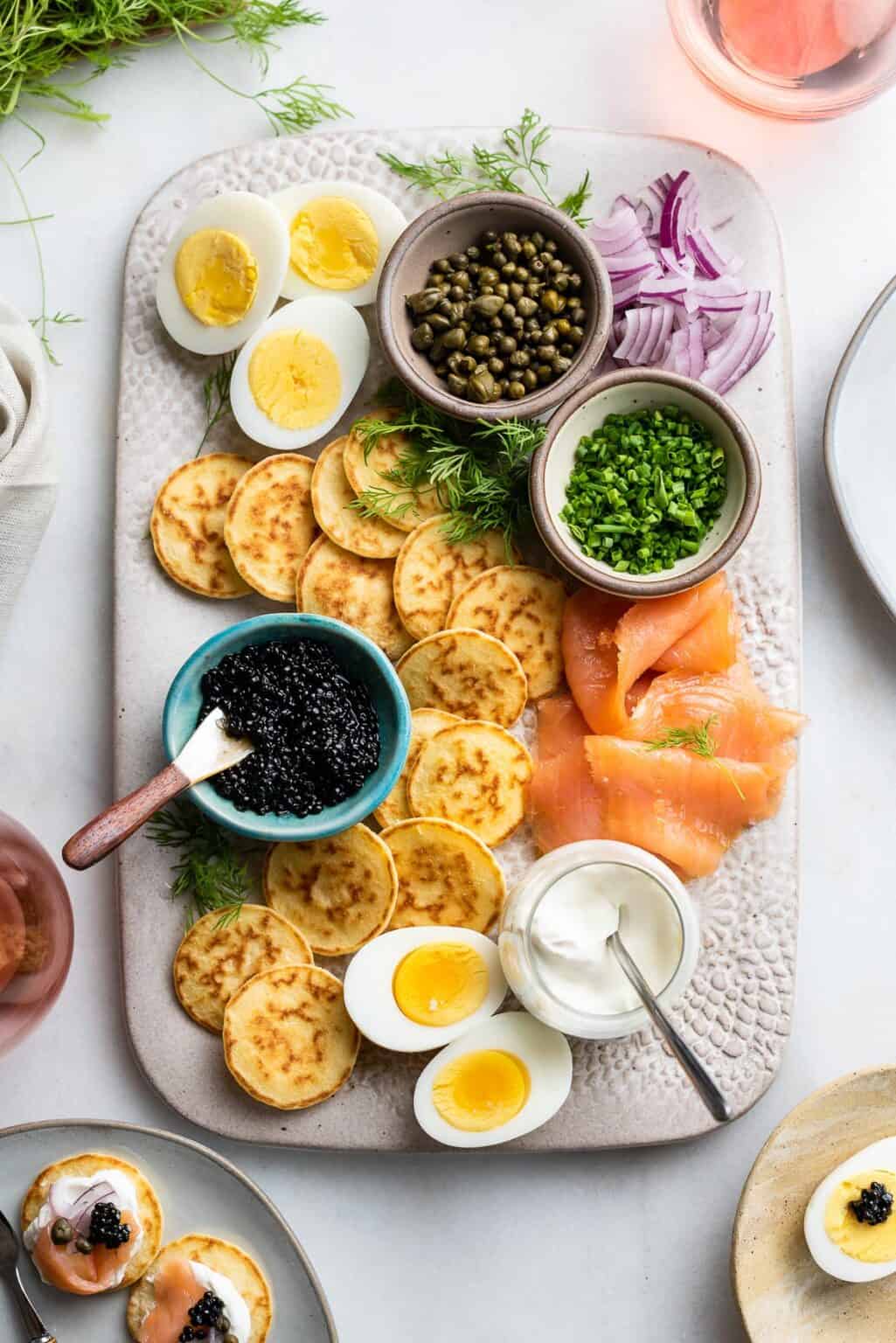 Caviar and Blini Board: How to Serve Caviar - Kitchen Confidante®