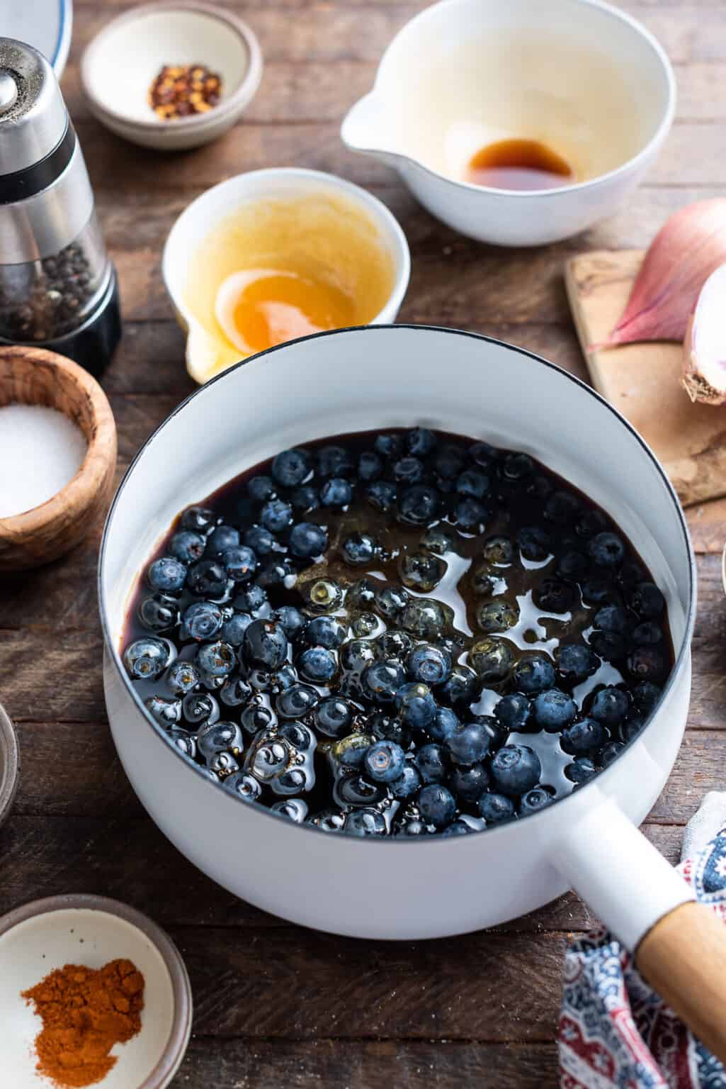 Baby Back Ribs with Blueberry Balsamic Barbecue Sauce | Kitchen Confidante