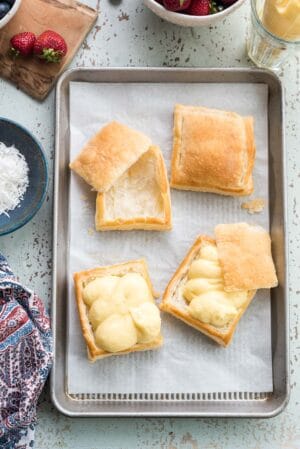 Puff Pastry Fruit Tarts - Kitchen Confidante®