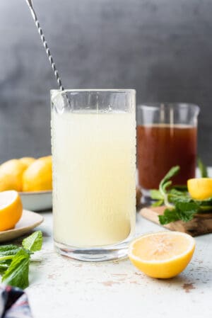 Arnold Palmer Iced Tea with Boba (Bubble Tea) - Kitchen Confidante®