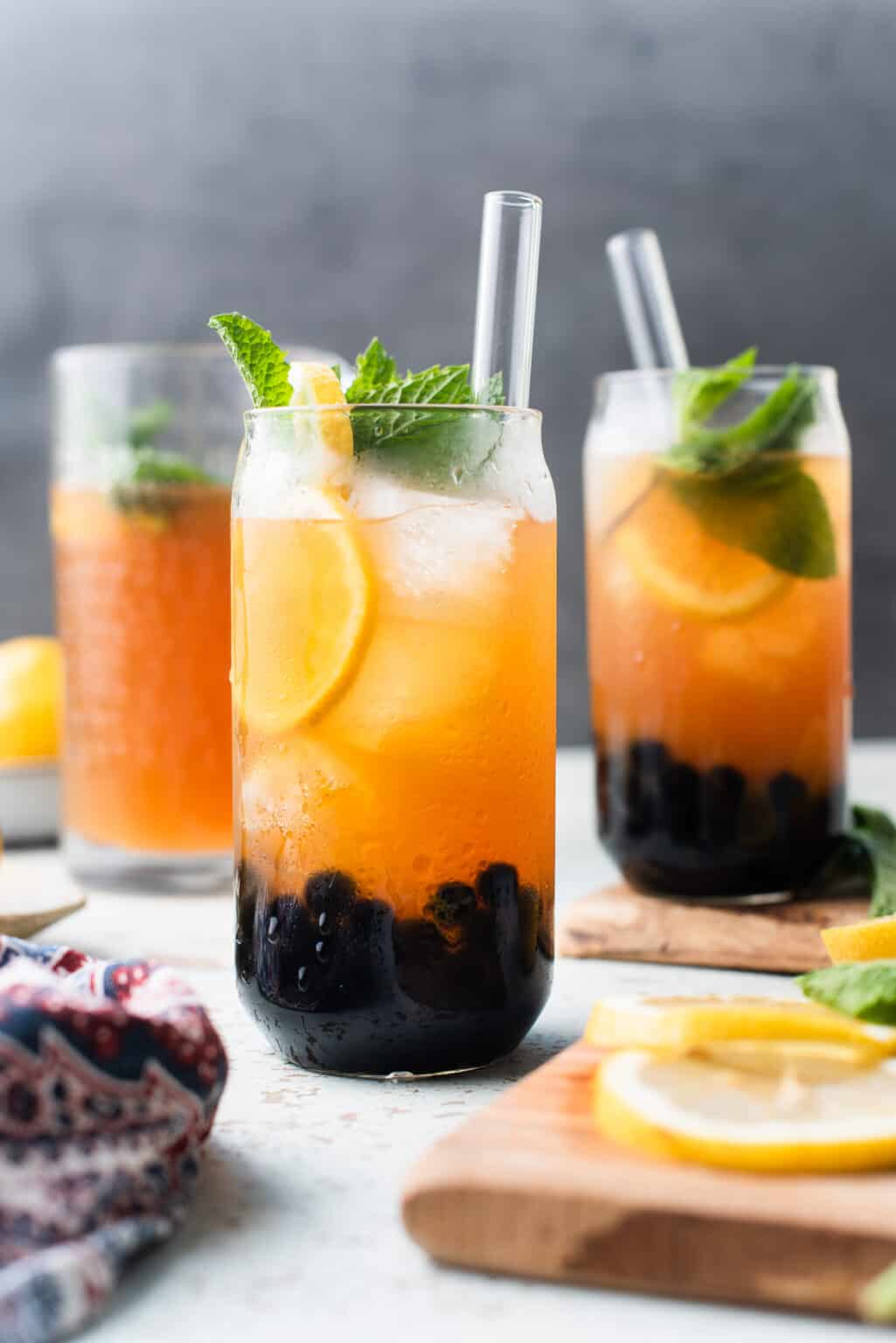 Arnold Palmer Iced Tea with Boba (Bubble Tea) - Kitchen Confidante®
