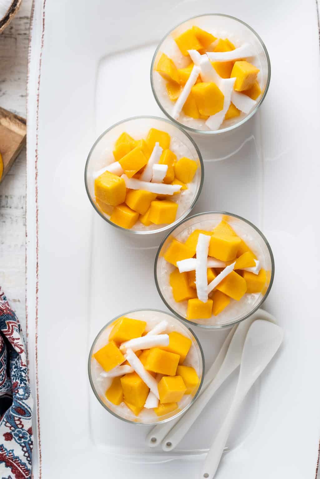 Mango Coconut Tapioca Pudding - Kitchen Confidante®