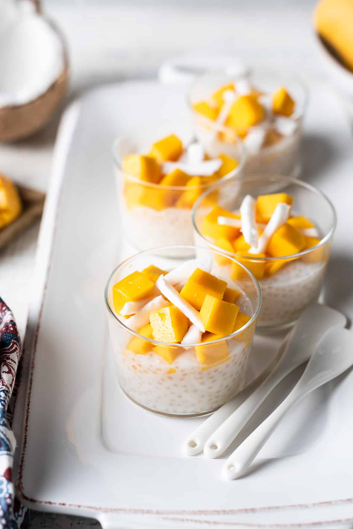Mango Coconut Tapioca Pudding - Kitchen Confidante®