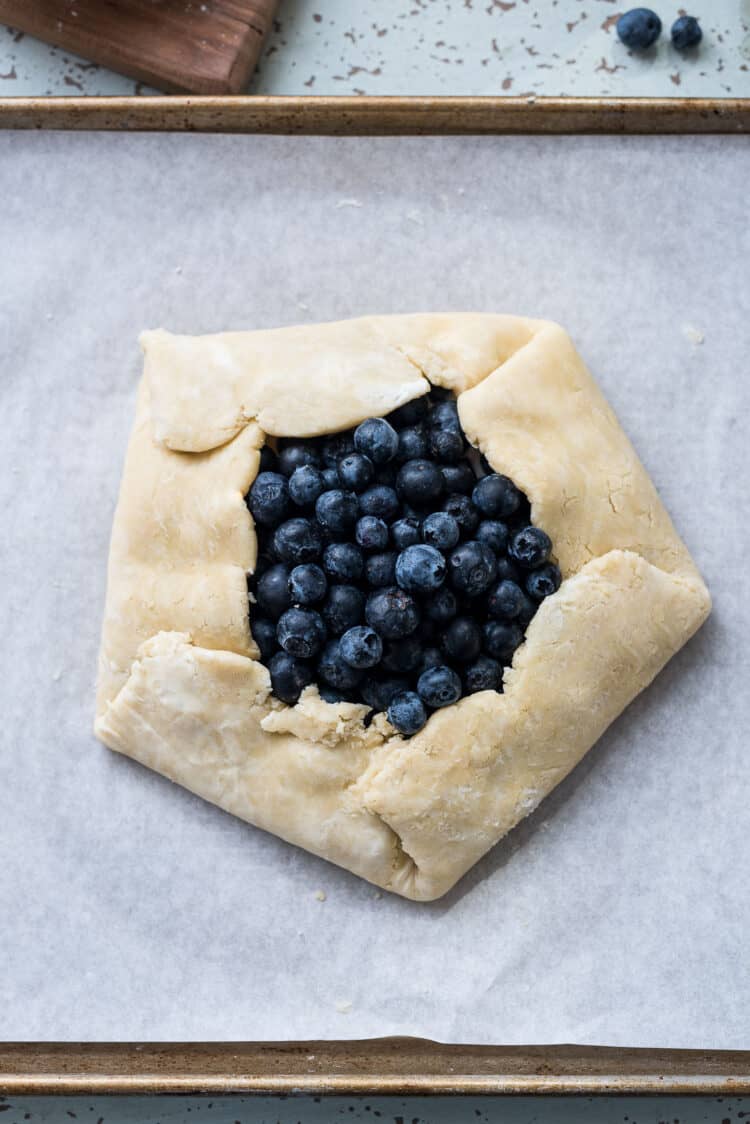 Blueberry and Greek Yogurt Breakfast Galette - Kitchen Confidante®
