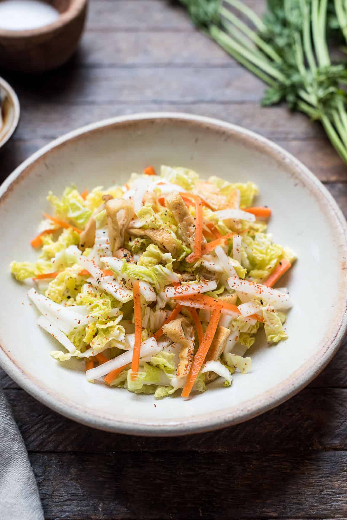 Quick Pickled Napa Cabbage - Kitchen Confidante®